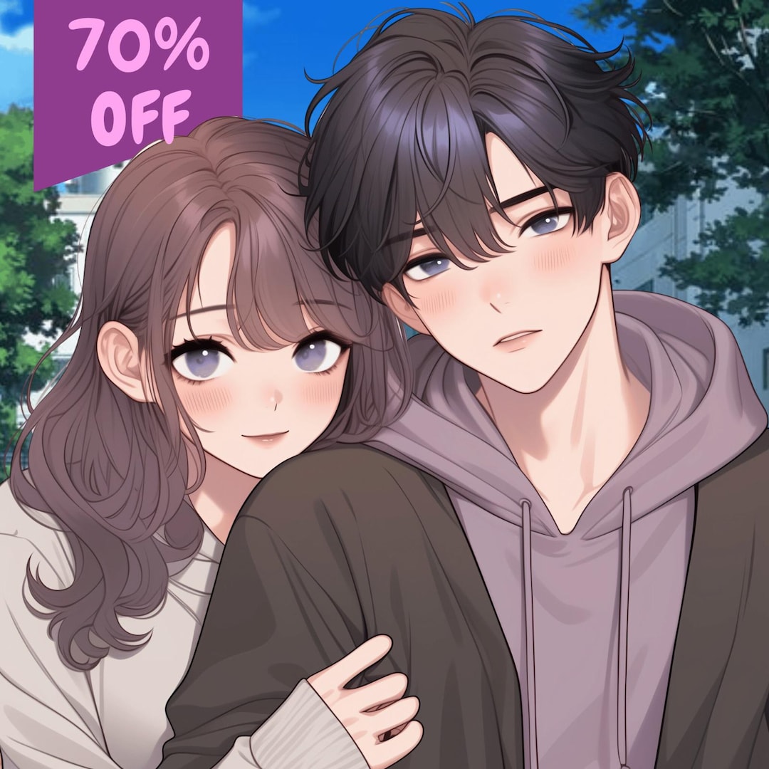 Anime Couple Icon, PFP Couple, Profile Icon, PFP for Twitch, Vtuber Pfp ...