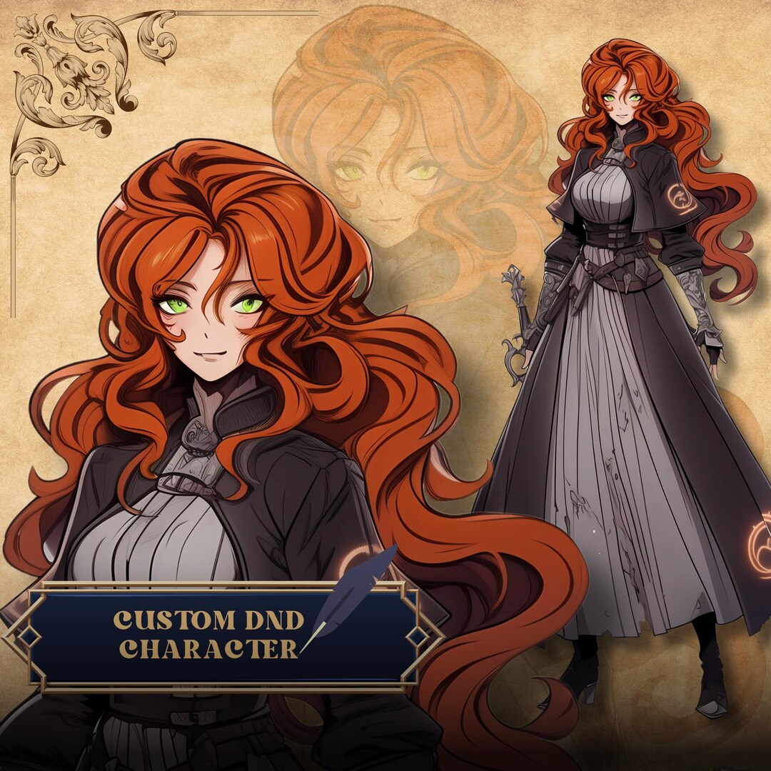 Custom Fantasy Character, Dnd Character, Dnd Commission, Dungeon and ...
