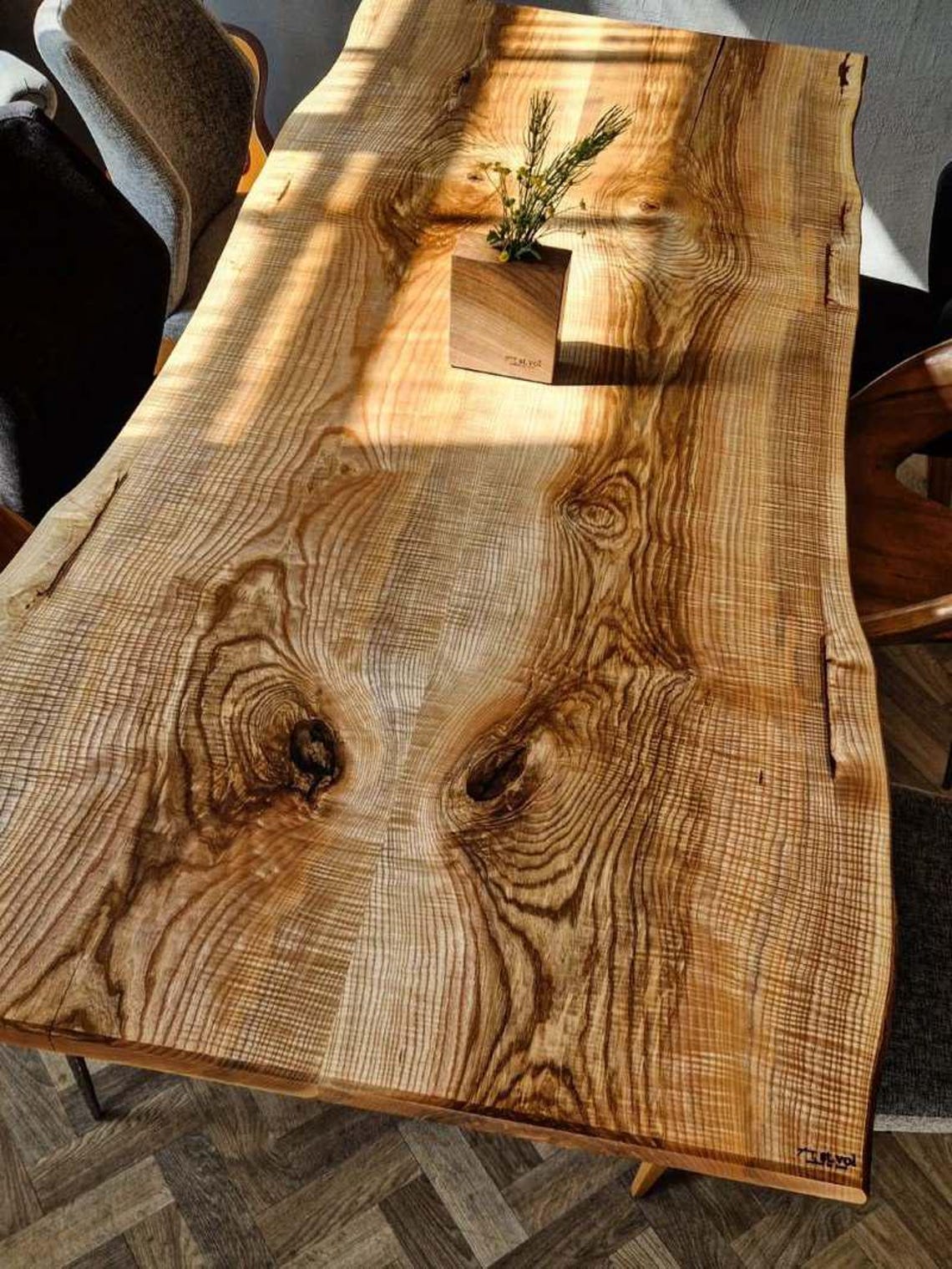 Dining Table Ash Wood - Dining Room Table, Handcrafted Table, St.vol - Etsy