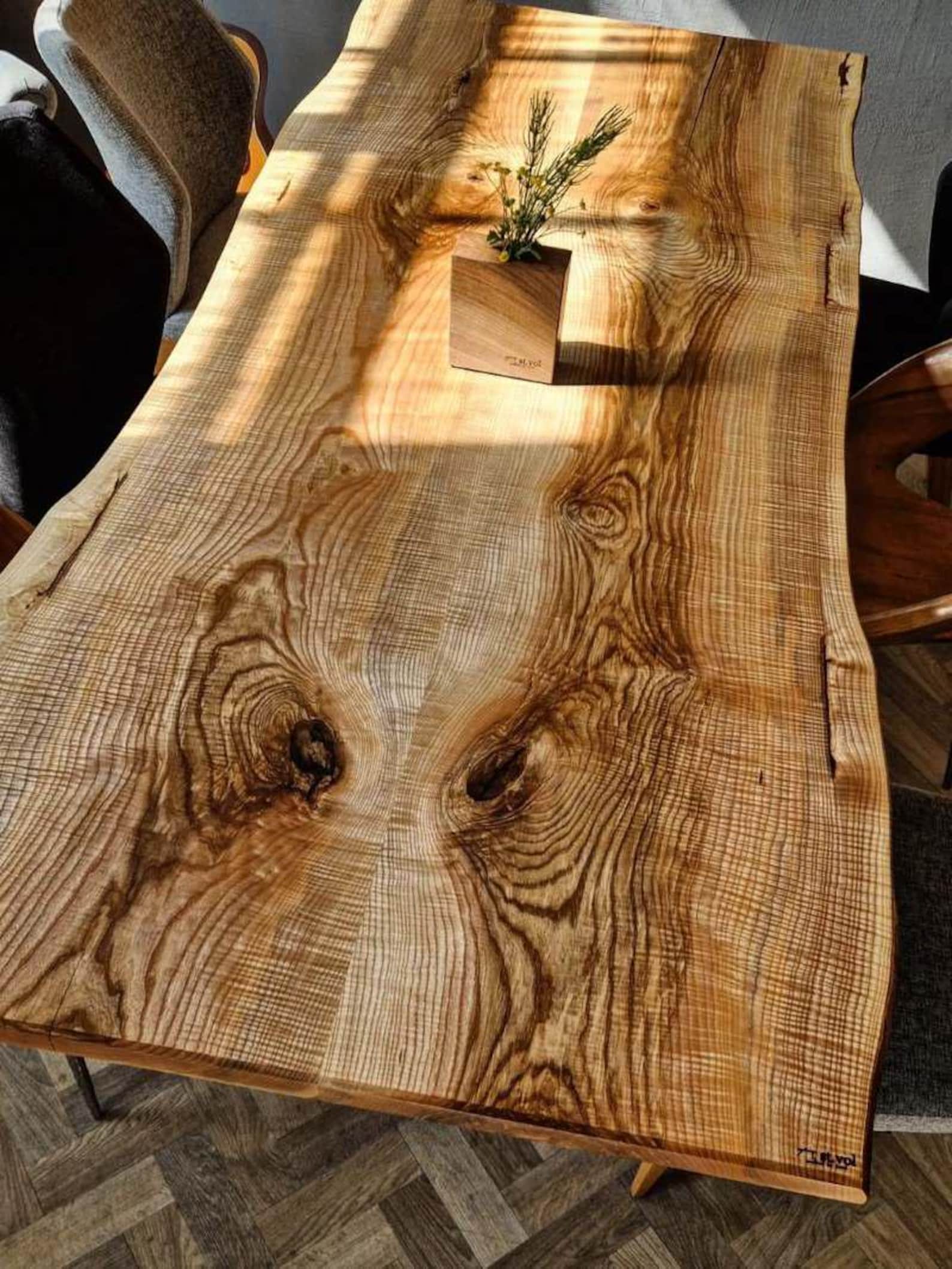 Dining Table Ash Wood - Dining Room Table, Handcrafted Table, St.vol - Etsy