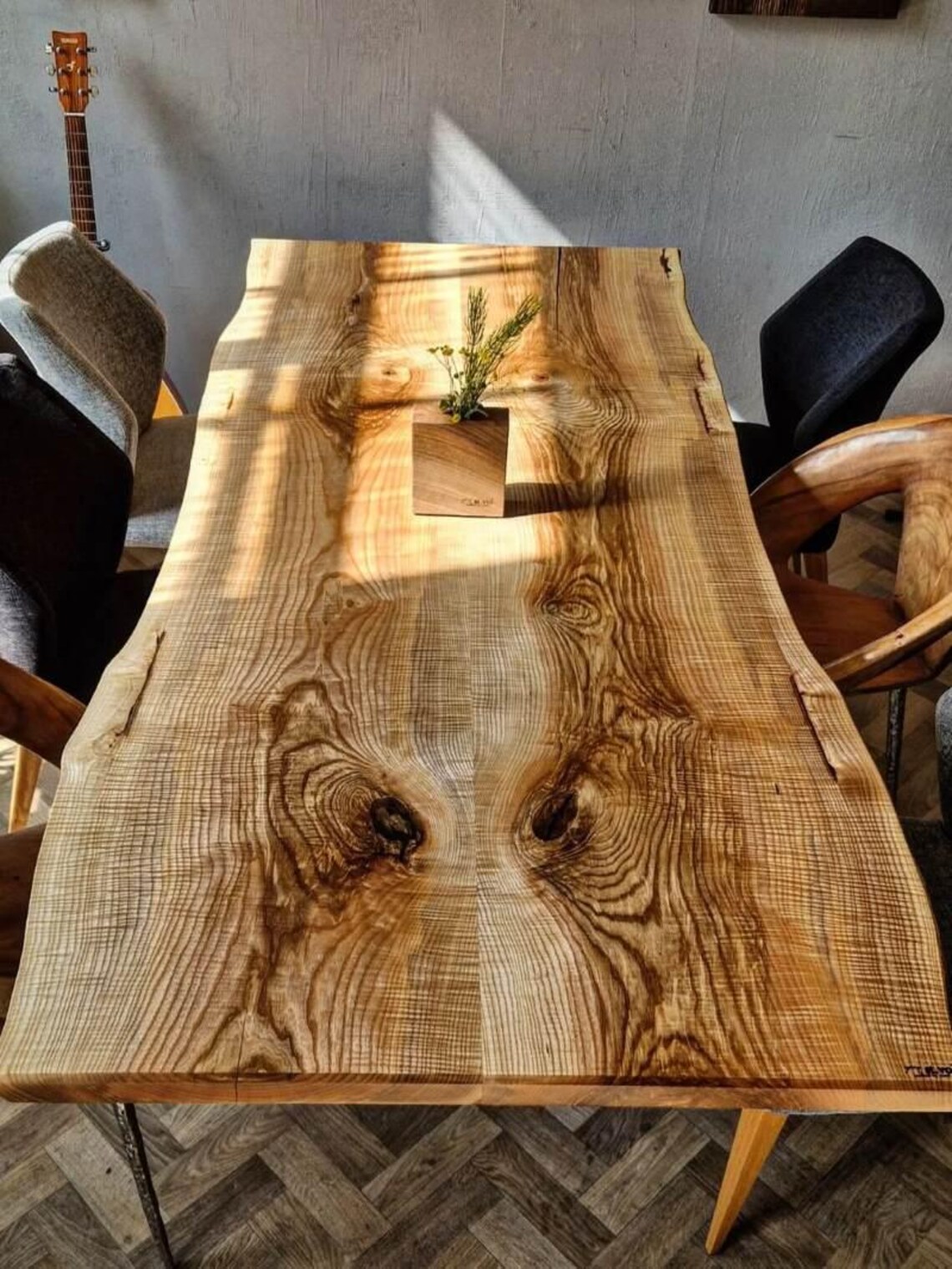 Dining Table Ash Wood - Dining Room Table, Handcrafted Table, St.vol - Etsy