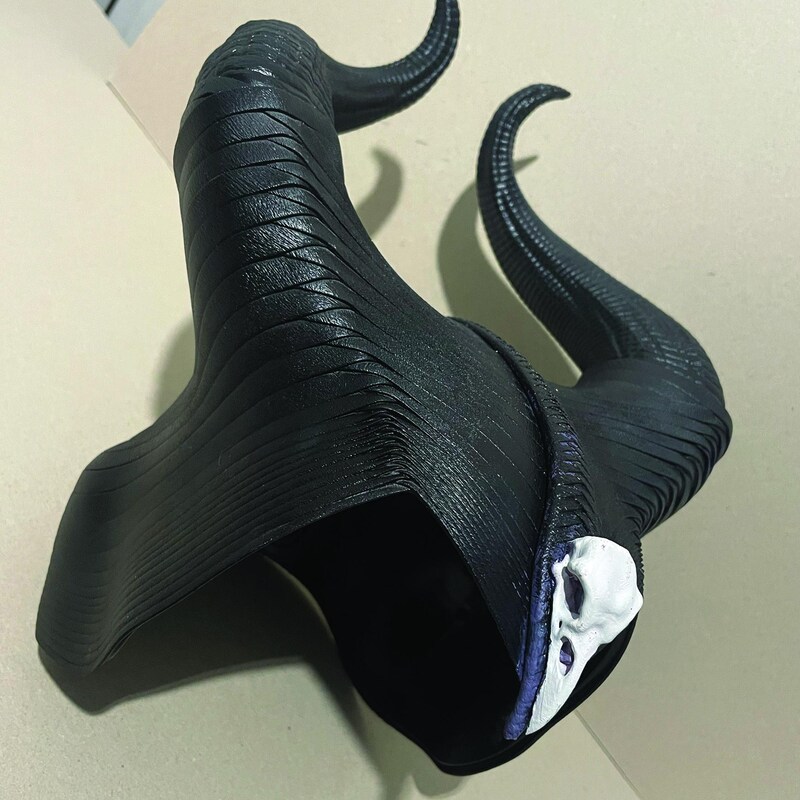 Maleficent Mask - Etsy
