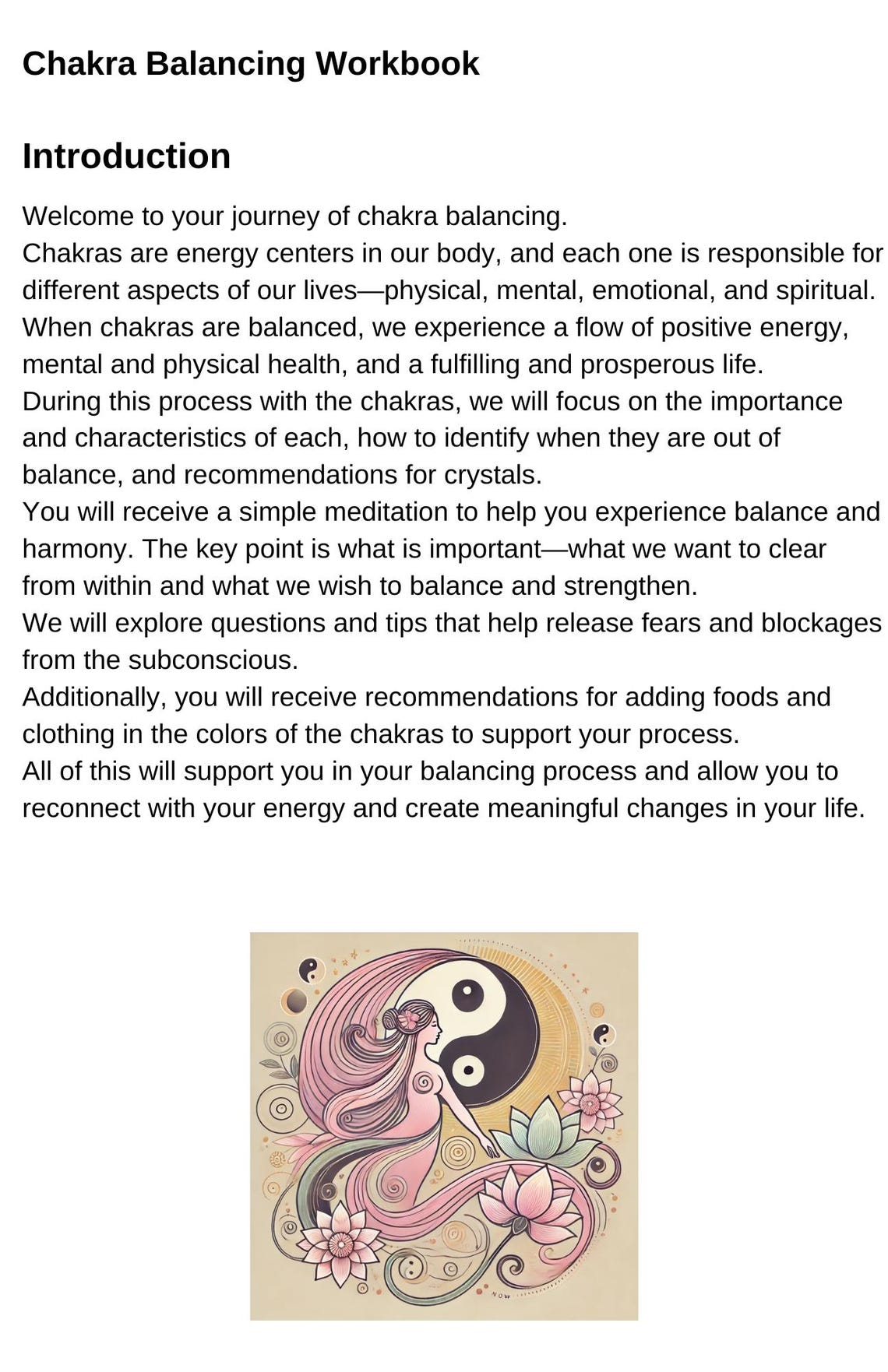Chakra Balancing Workbook 2025 - Etsy