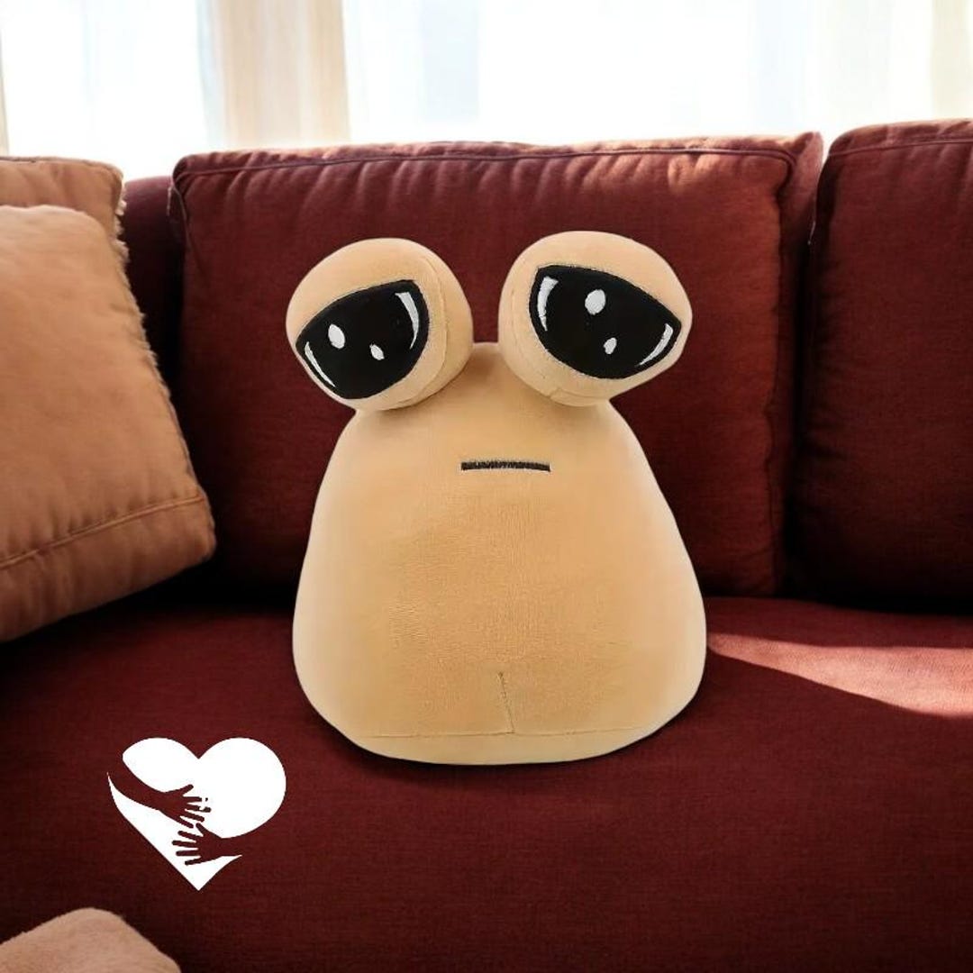 My Pet Alien Pou Plush Toy, Kawaii Anime Stuffed Pillow, Soft Cute ...