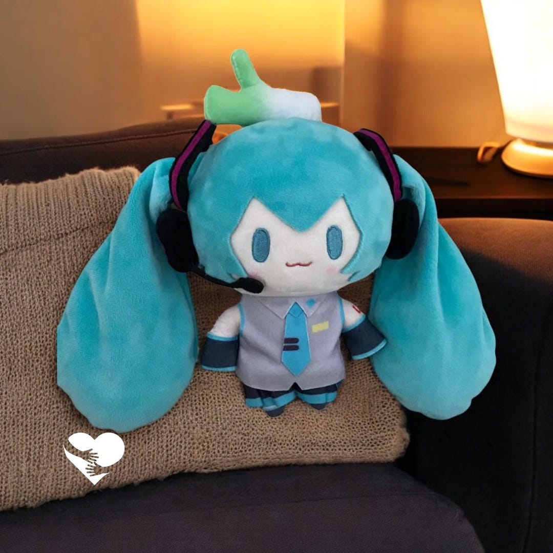 Hatsune Miku Plush Doll – Kawaii Vocaloid Anime Singer, Chibi ...