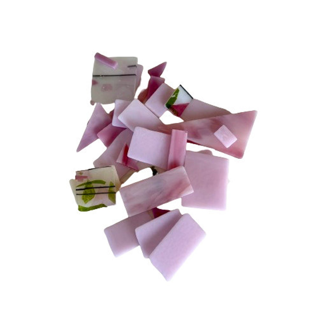 Pink Glass, Tumbled Glass, Broken Glass, Jewelry Supplies, Craft ...