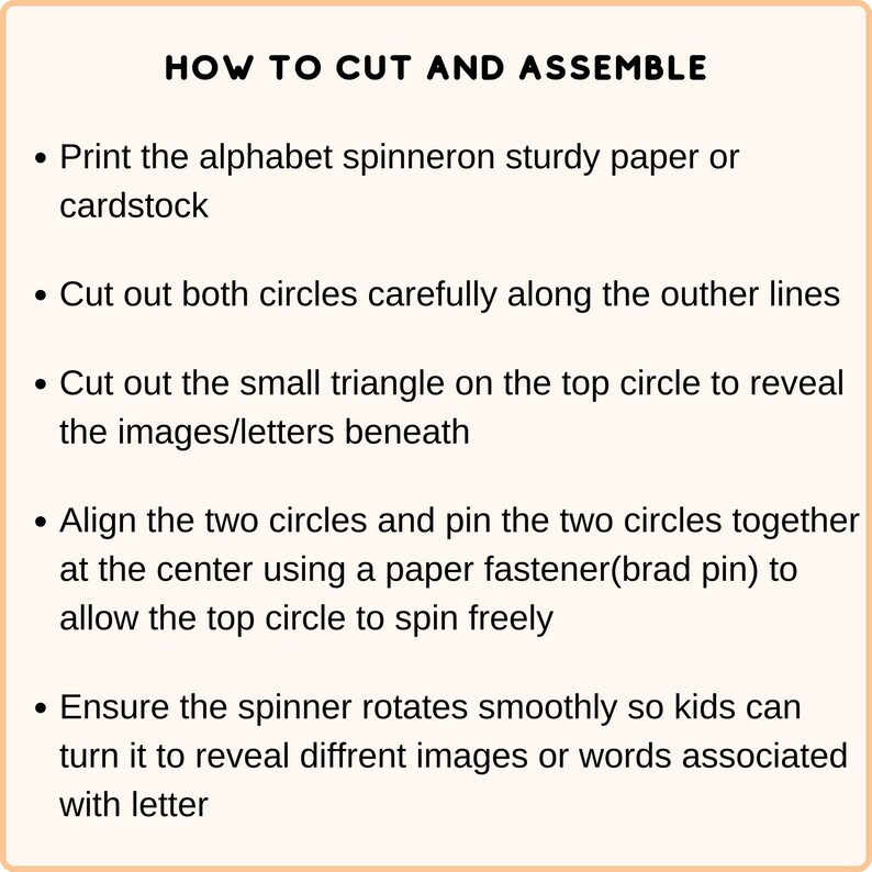 Alphabet Spinner Activity for Kids, Letter Recognition Learning ...