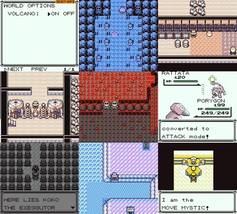 Pokemon Pure RGB red, Green, or Blue Flash Cart for Gameboy GB With ...