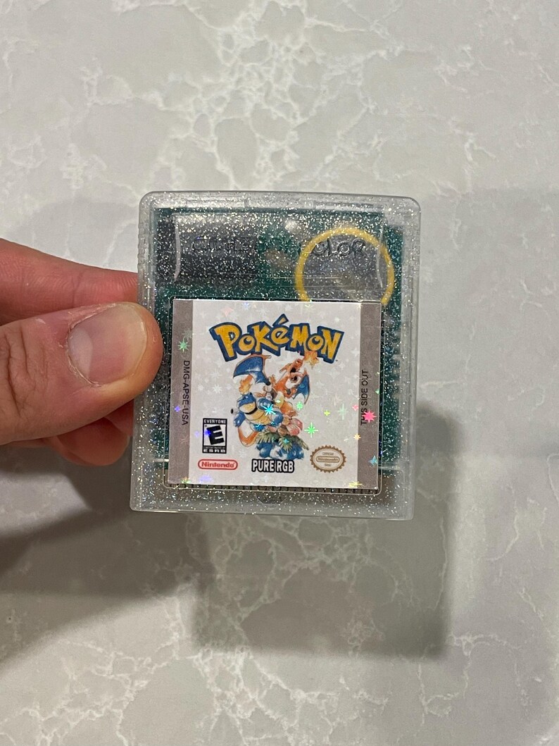 Pokemon Pure RGB red, Green, or Blue Flash Cart for Gameboy GB With ...