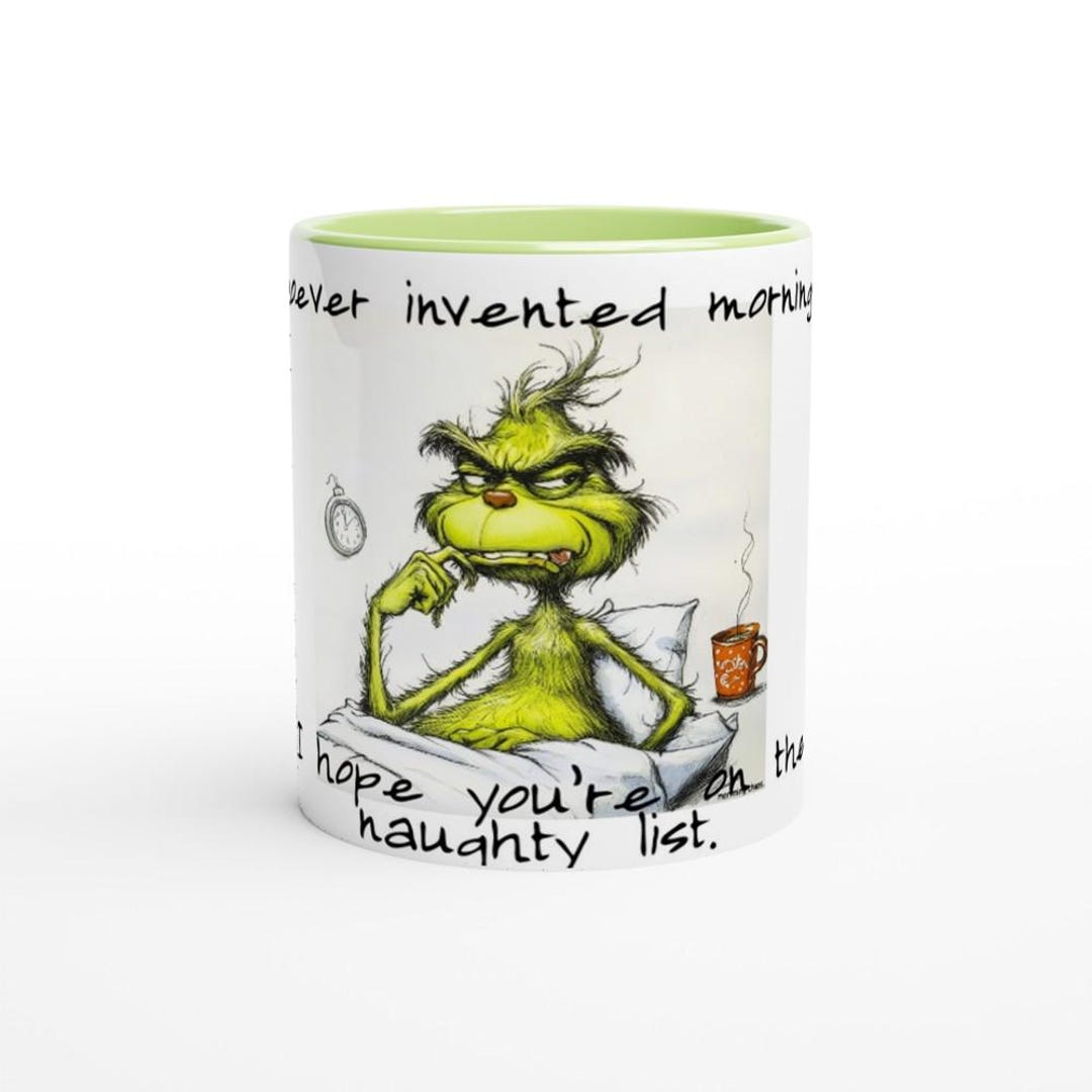 Funny Grinch Coffee Mug, Christmas Gift, Christmas Cup, Coffee Mug, the ...
