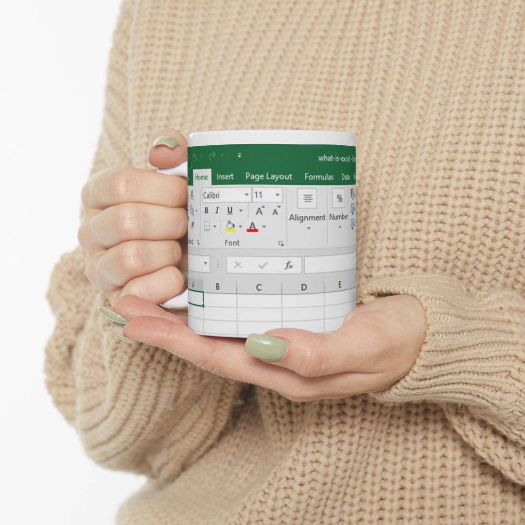 Personalize or Original-excel Spreadsheet Mug-expanded Version - Funny ...