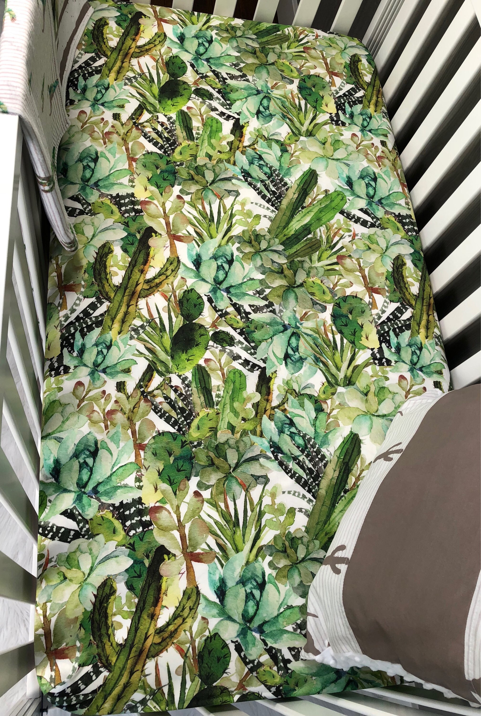 Custom Made Baby Bedding Aztec Tribal Desert Cactus - Etsy Australia