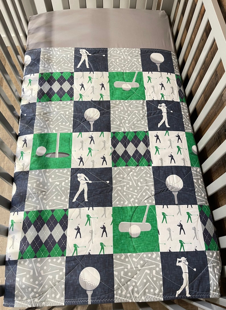 Baby Nursery Set Baby/toddler Blanket Golf Tee Golfing | Etsy