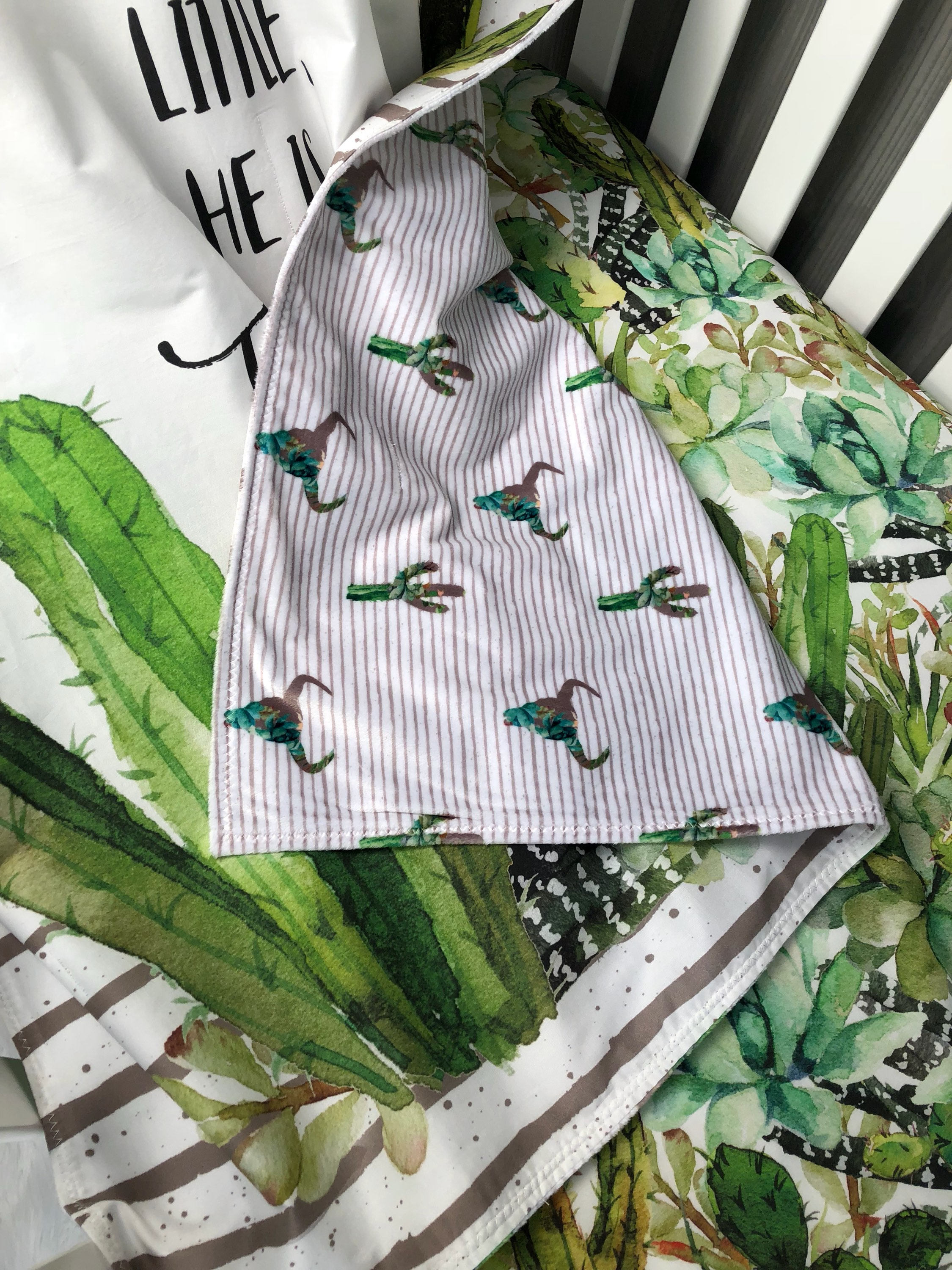 Custom Made Baby Bedding Aztec Tribal Desert Cactus - Etsy Australia