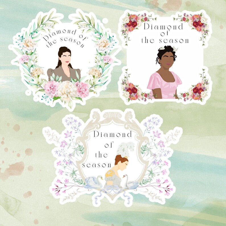 Bridgerton Stickers - Water and Fade Resistant - Etsy