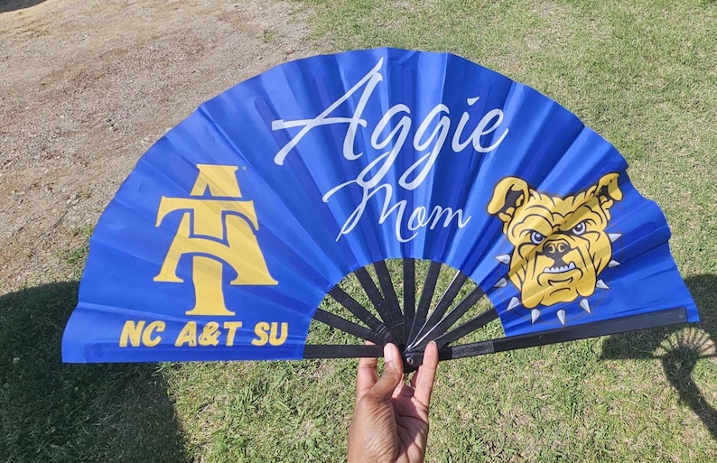 NC A&T SU, Aggie Pride, Aggie Mom Clack Fan - Etsy