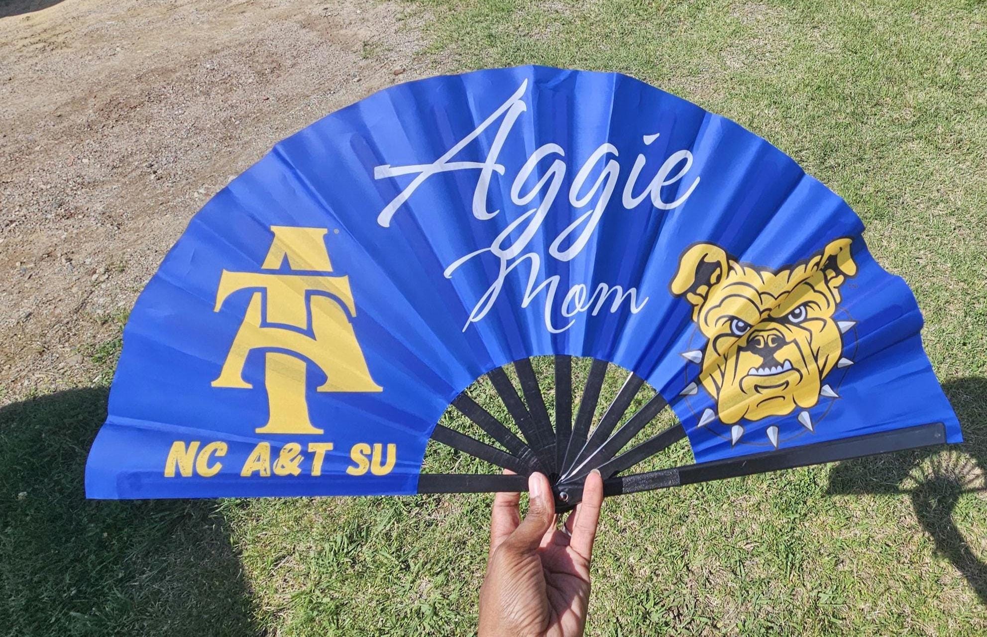 NC A&T SU, Aggie Pride, Aggie Mom Clack Fan - Etsy