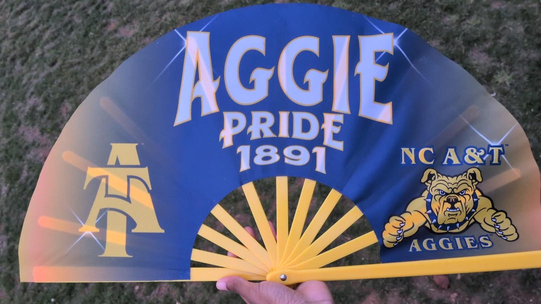 NC A&T SU, Aggie Pride Clack Fan - Etsy