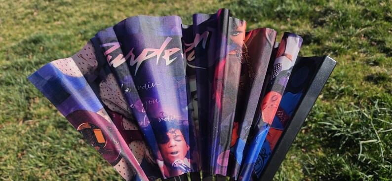 Prince, Purple Rain, Little Red Corvette Clack Fan - Etsy