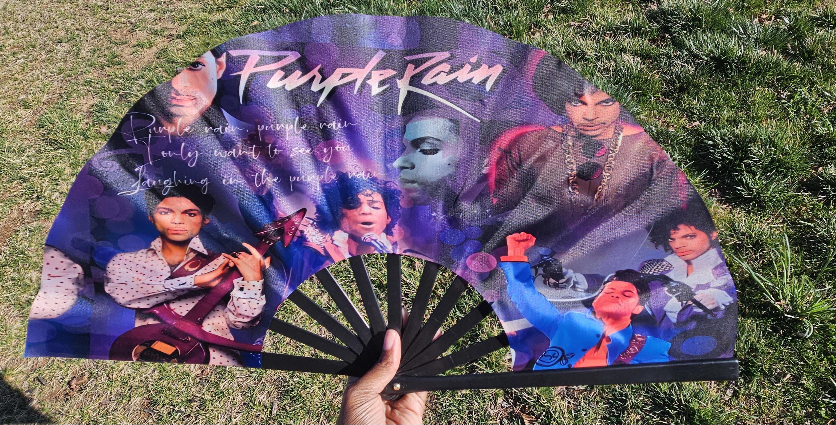 Prince, Purple Rain, Little Red Corvette Clack Fan - Etsy