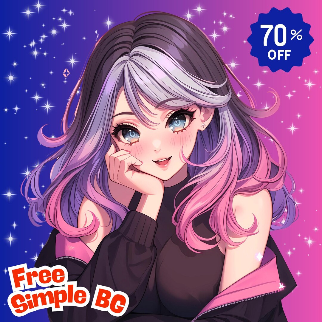 Custom Anime PFP | Character Commission | Profile Picture for Twitch ...