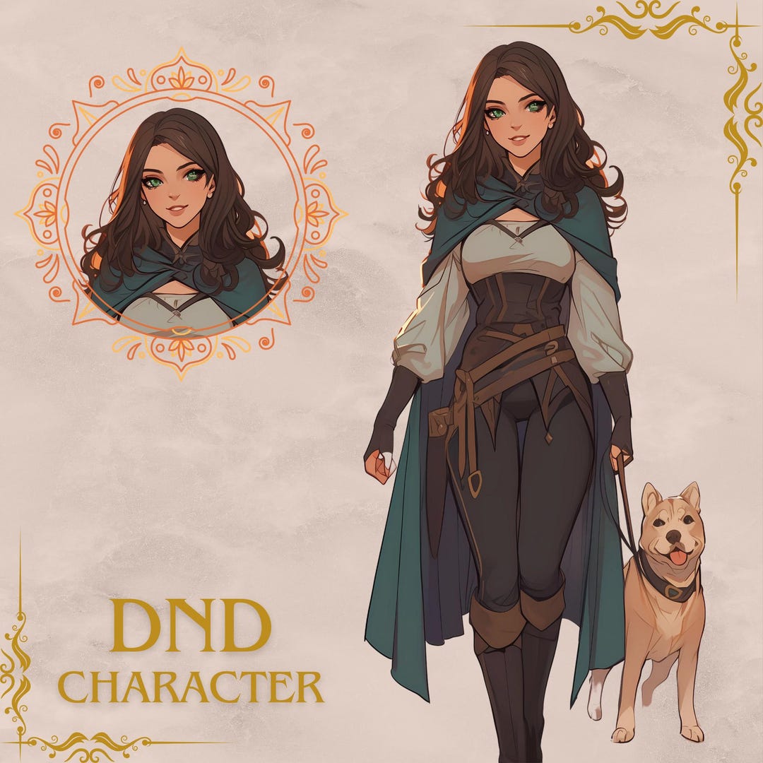 DND, Custom DND Character, Dnd Character Commission,dungeons and ...