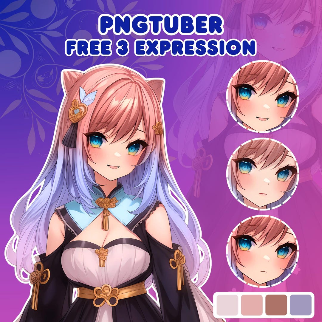PNGTUBER MODEL | Custom Pngtuber Model, Pngtuber, Png Tuber, Twitch ...