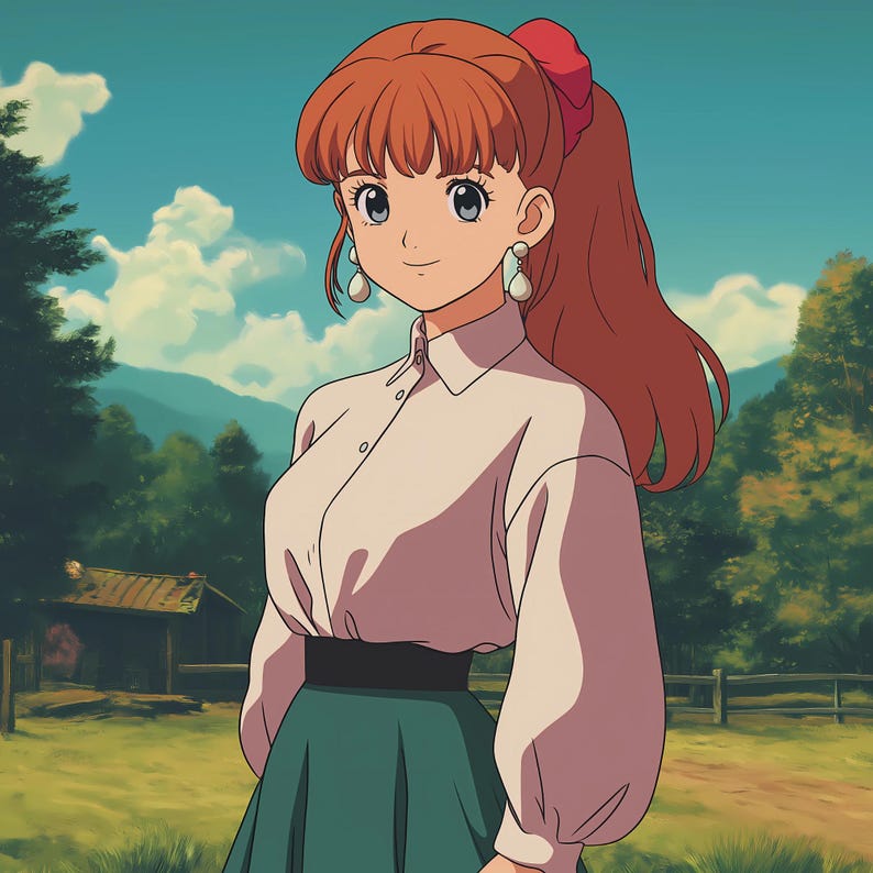 Custom Ghibli Style Anime Portrait – Personalized Art From Photo for ...