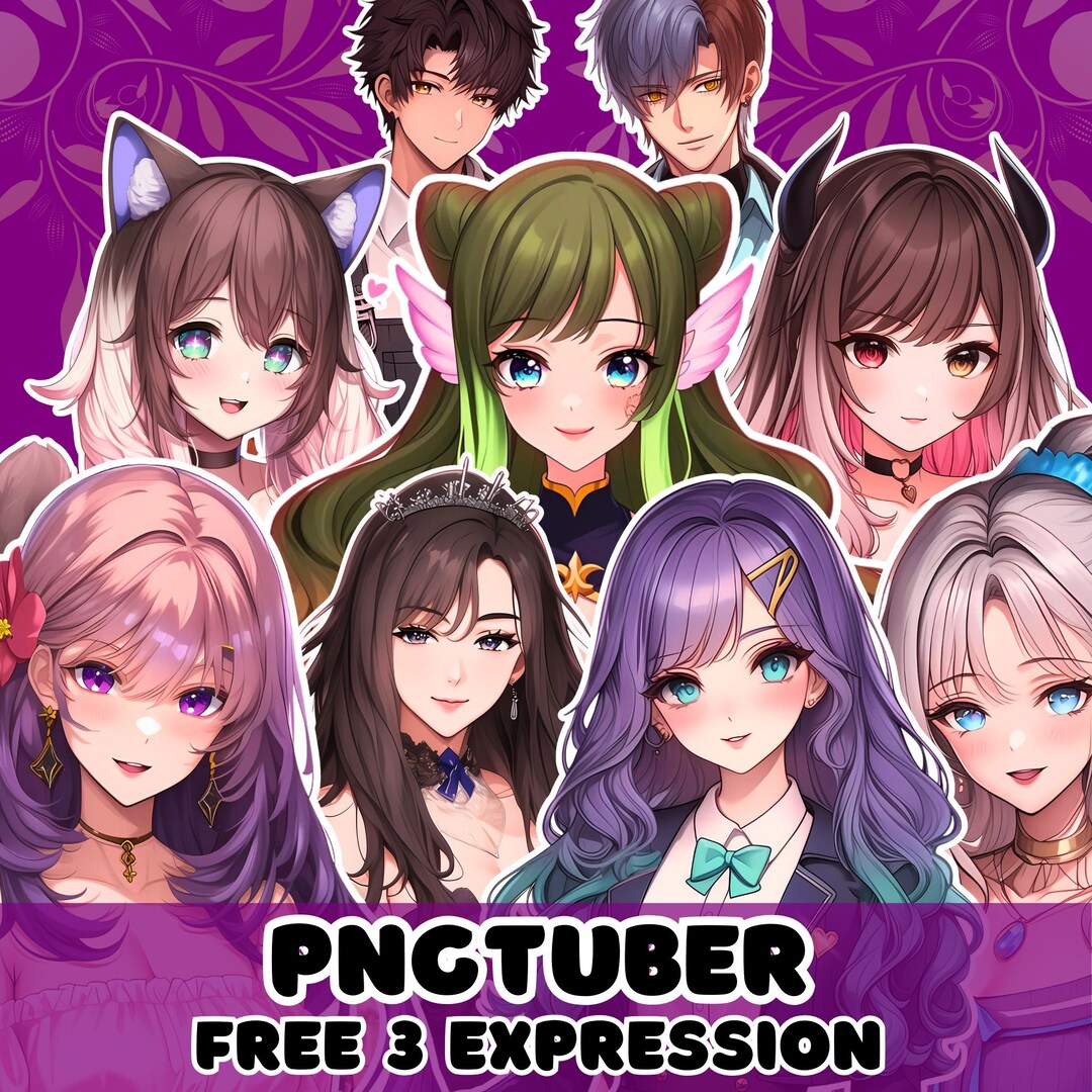 CUSTOM PNGTUBER MODEL Pngtuber, Png Tuber, Twitch Pngtuber, Pngtuber ...