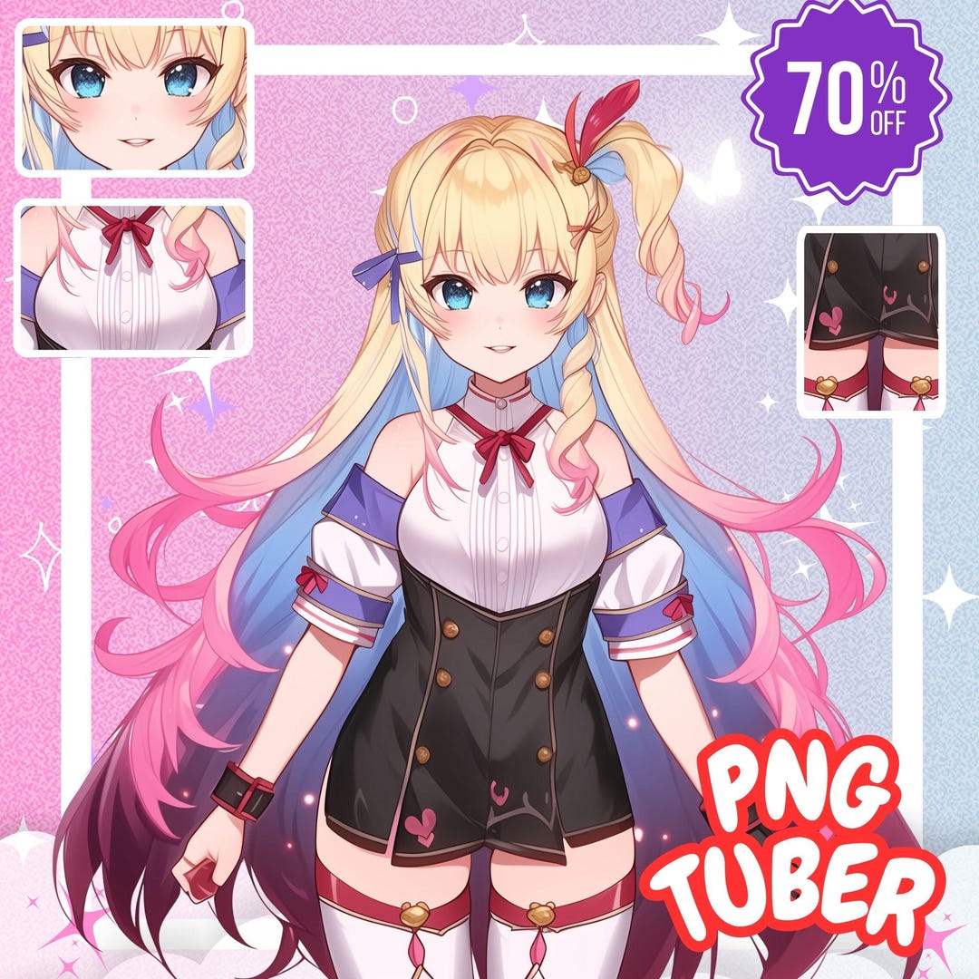 Custom PNGTUBER, Pngtuber Commission, Pngtuber Model, PNG Tuber Plus ...
