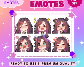 Custom Twitch Emotes Animated Emotes Twitch Emote for Streamer Cute ...