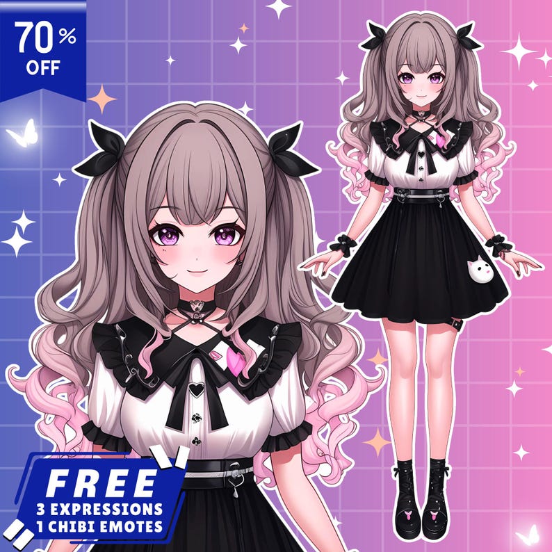 Live2d Model Commission, Live2d Model, Custom Live2d Vtuber Commission ...
