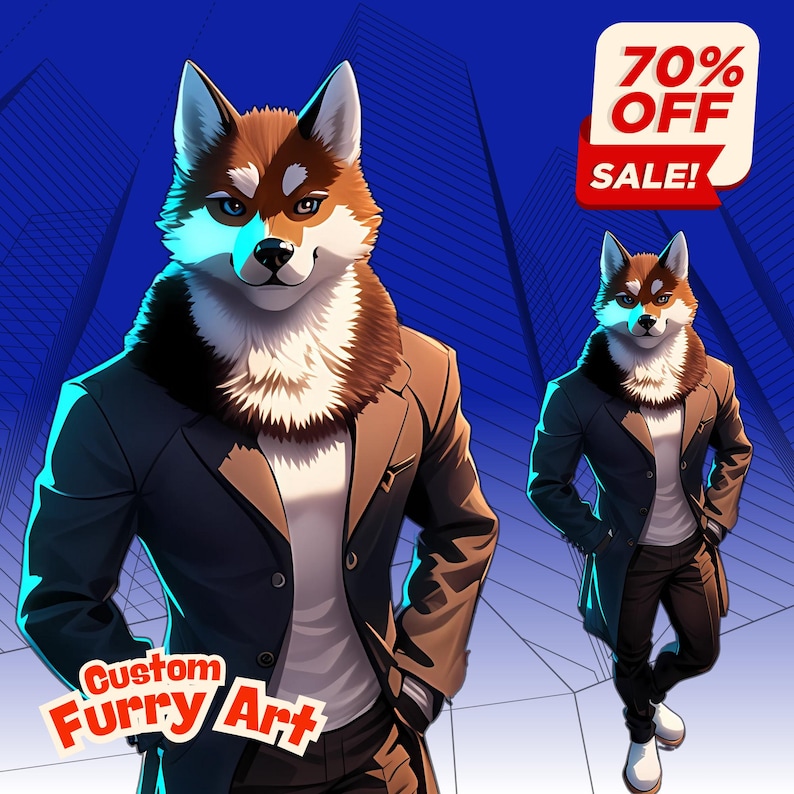 Furry Art Commission, Anime Furry Profile Picture, Custom Pfp Anime ...