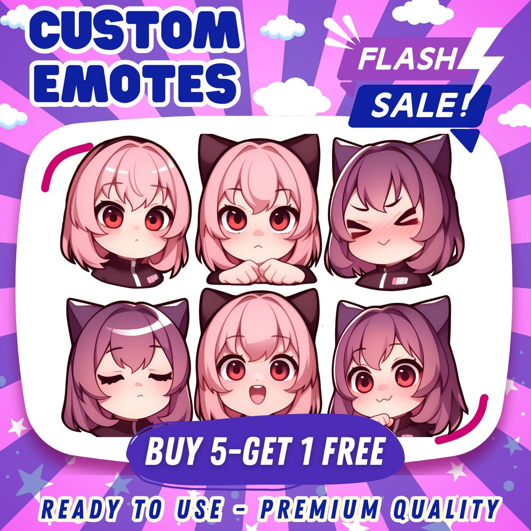 Twitch Emote for Streamer | Custom Twitch Emotes | Animated Emotes ...