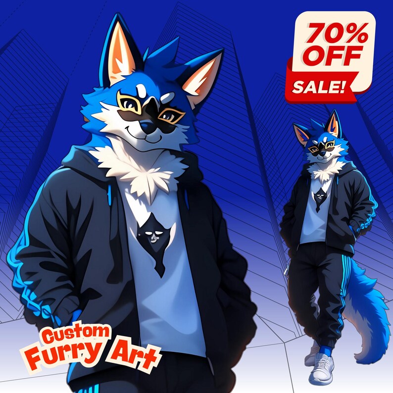 Furry Art Commission, Anime Furry Profile Picture, Custom Pfp Anime ...