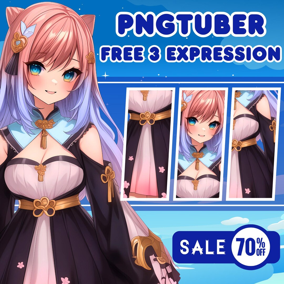 Custom Pngtuber Model | Pngtuber Commission Anime | Male & Female ...