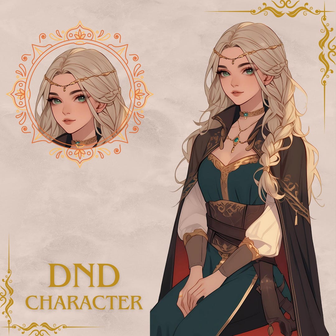 DND, Custom DND Character, Dnd Character, Custom Fantasy Character ...