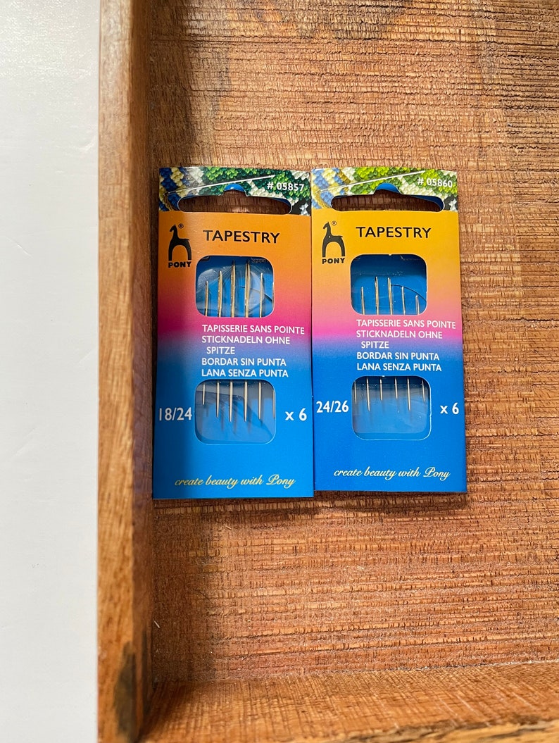 Tapestry Sewing Needles SIZES 18- 26 by Pony - Etsy UK