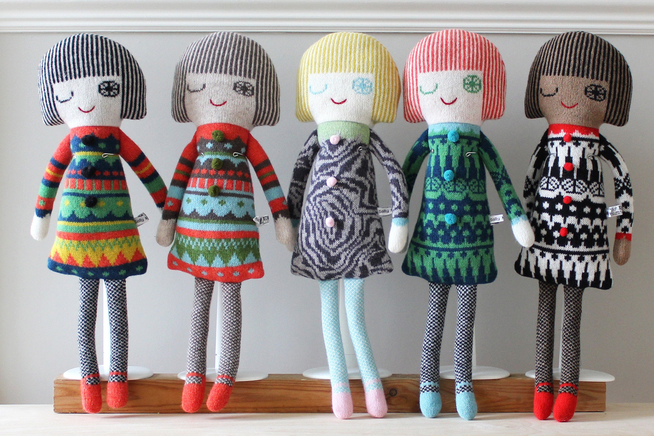 Lambswool Dolly in Knitted Lambswool - Etsy UK