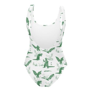 Godzilla Swimsuit One-piece, Green Godzilla Bathing Suit , Mothra, King ...