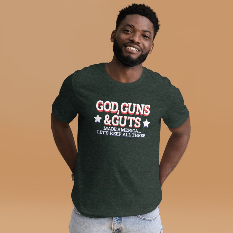 God, Guns, and Guts Made America - Mad Dog Murdoch A-team T-shirt ...