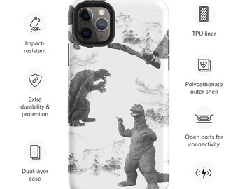 Godzilla Iphone Case - Etsy