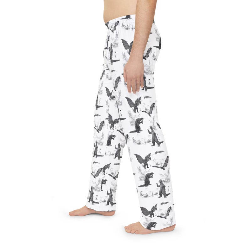 Men’s Godzilla Kaiju Pajama Pants – Monster-size Comfort for Movie ...