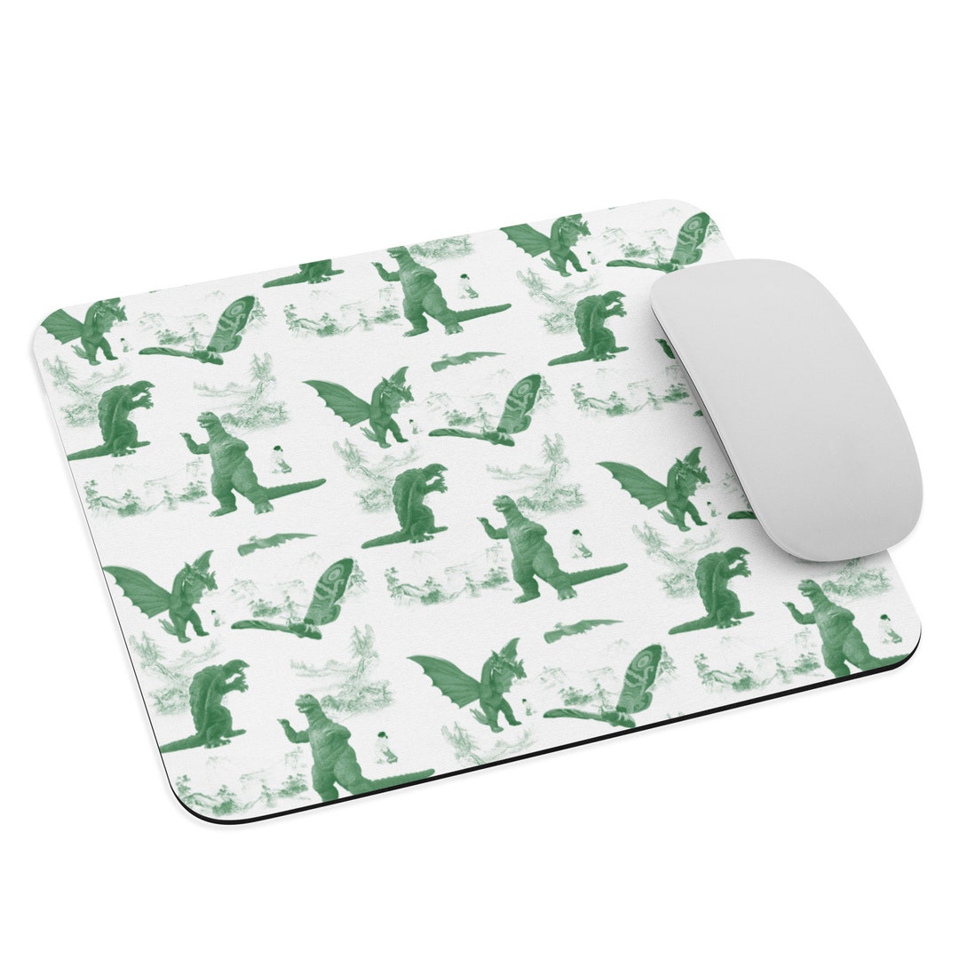 Godzilla Mouse Pad, Green, Mothra, King Ghidorah and Gamera Custom ...