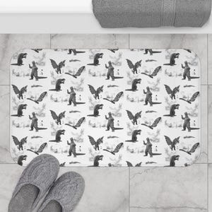King of Monsters Bath Mat Godzilla, Gamera, King Ghidorah, Mothra ...
