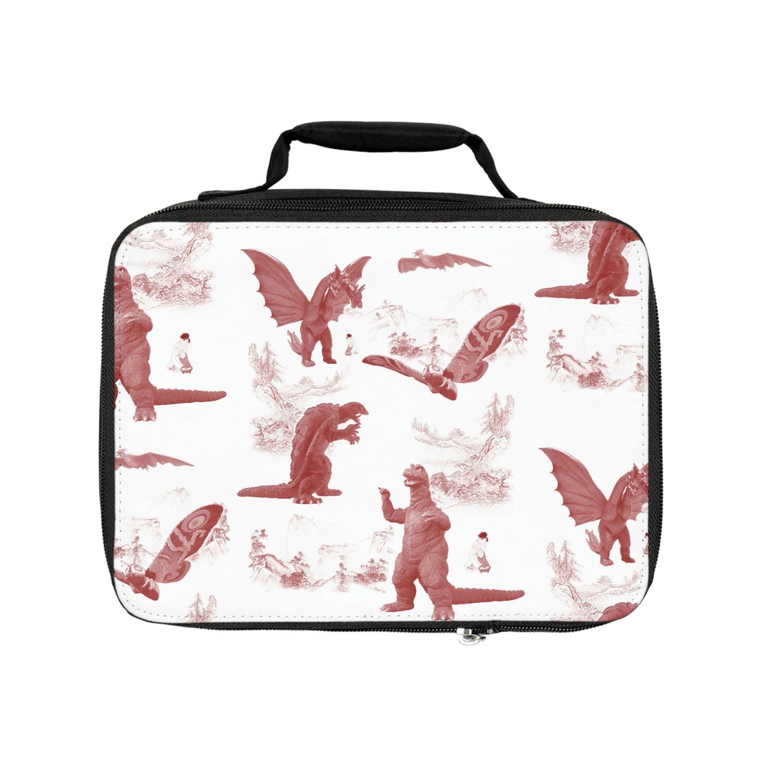 King of Monsters Lunch Bag, Red, Godzilla, Gamera, King Ghidorah ...