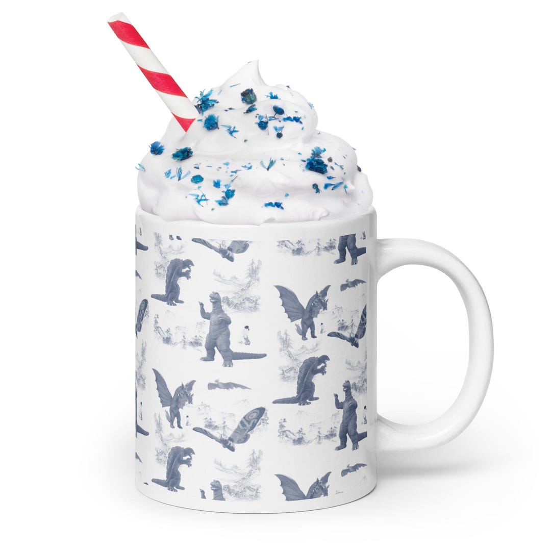 King of Monsters Mug Blue Godzilla, Gamera, King Ghidorah, Mothra ...