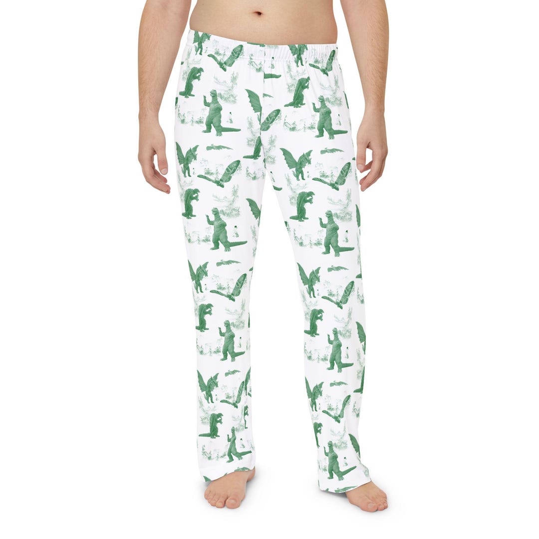 Men’s Godzilla Kaiju Pajama Pants – Monster-size Comfort for Movie ...