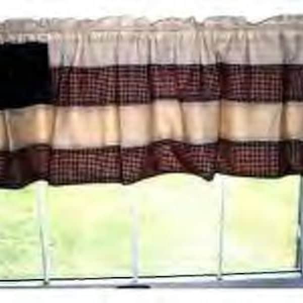 Primitive Valance - Etsy