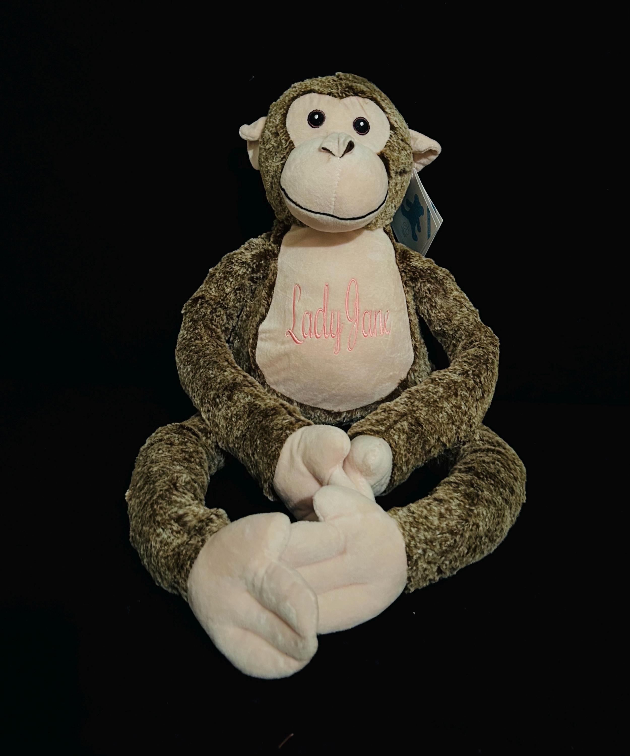 Personalized Stuffed Monkey - Etsy
